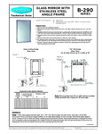 Bobrick B-290 2460 24" x 60" Wall Mounted Mirror with Stainless Steel ...
