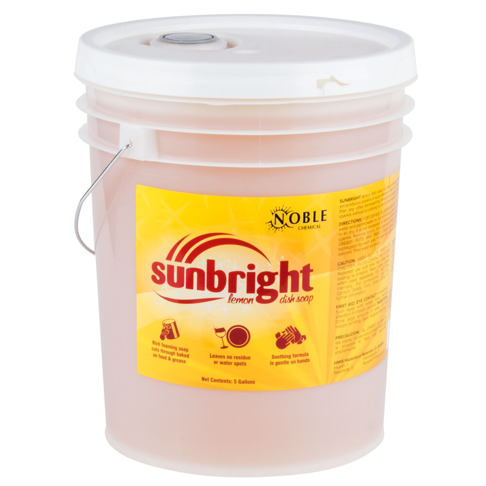 Noble Chemical Sunbright 5 Gallon Liquid Dish Soap